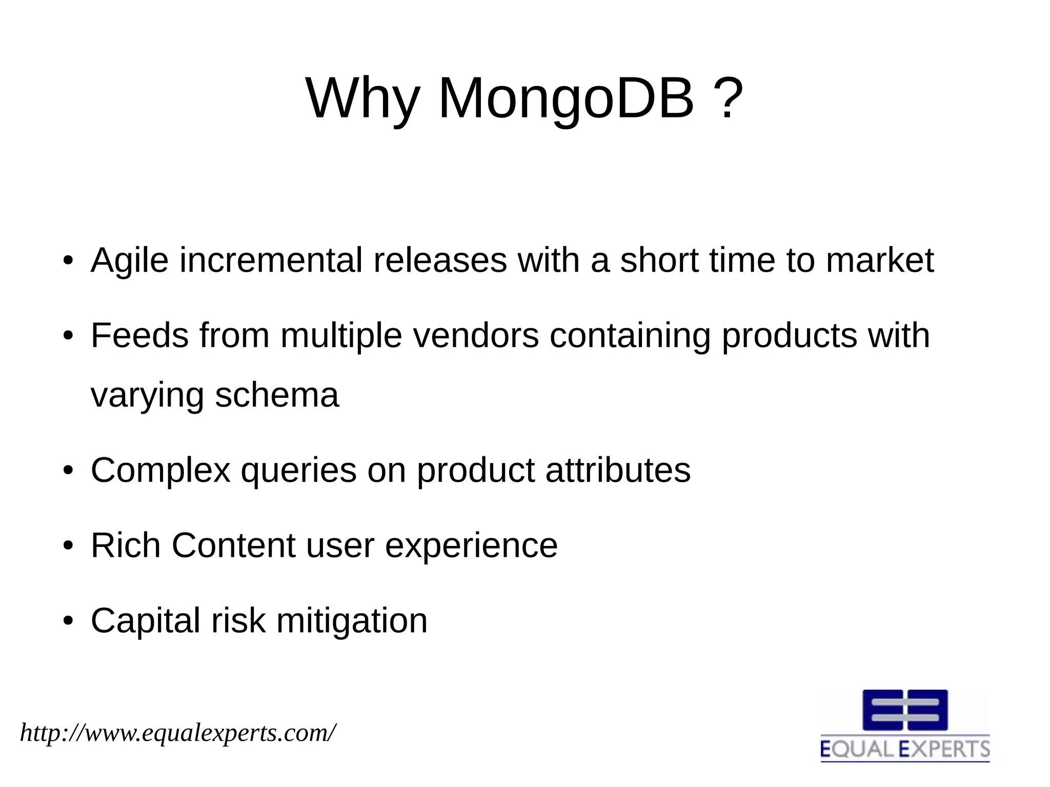 Product catalog using MongoDB | ODP | Databases | Computer Software and Applications