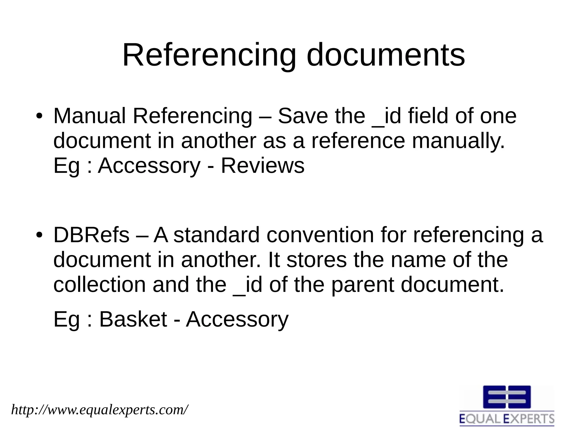Product catalog using MongoDB | ODP | Databases | Computer Software and ...