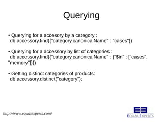 Product catalog using MongoDB | ODP | Databases | Computer Software and ...