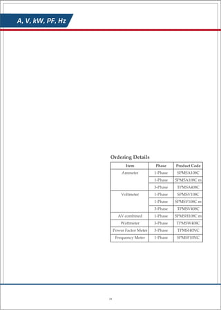 Product catalog energy meters | PDF