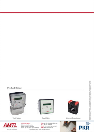 Product catalog energy meters | PDF