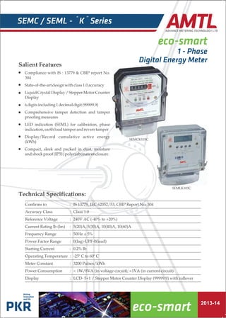Product catalog energy meters | PDF