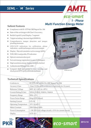 Product catalog energy meters | PDF