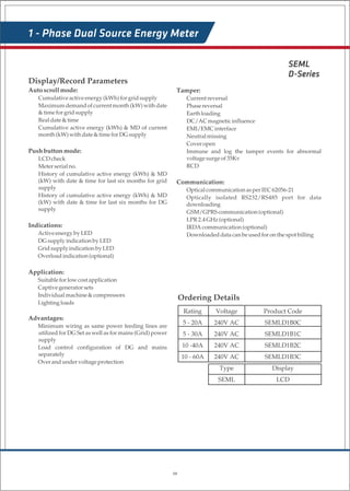 Product catalog energy meters | PDF