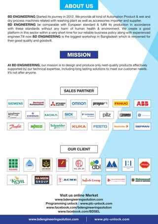 Product catalog of bd engineering ltd | PDF | Logistics | Business