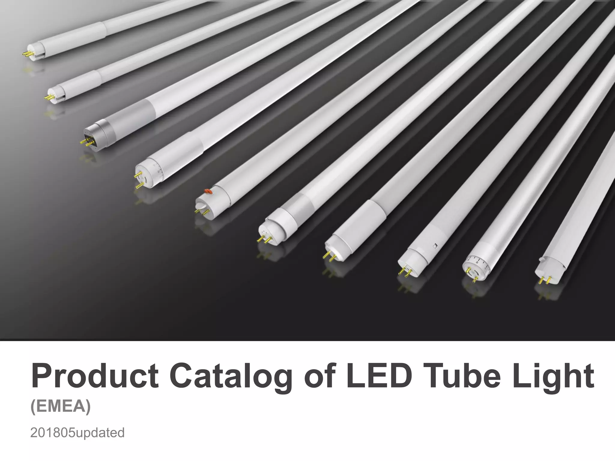 Product catalog of led tube lights | PDF