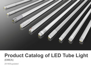 Product catalog of led tube lights | PPT