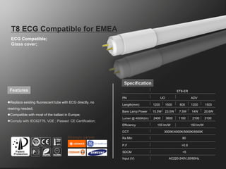 Product catalog of led tube lights | PPT