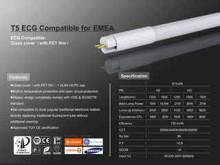 Product catalog of led tube lights | PPT