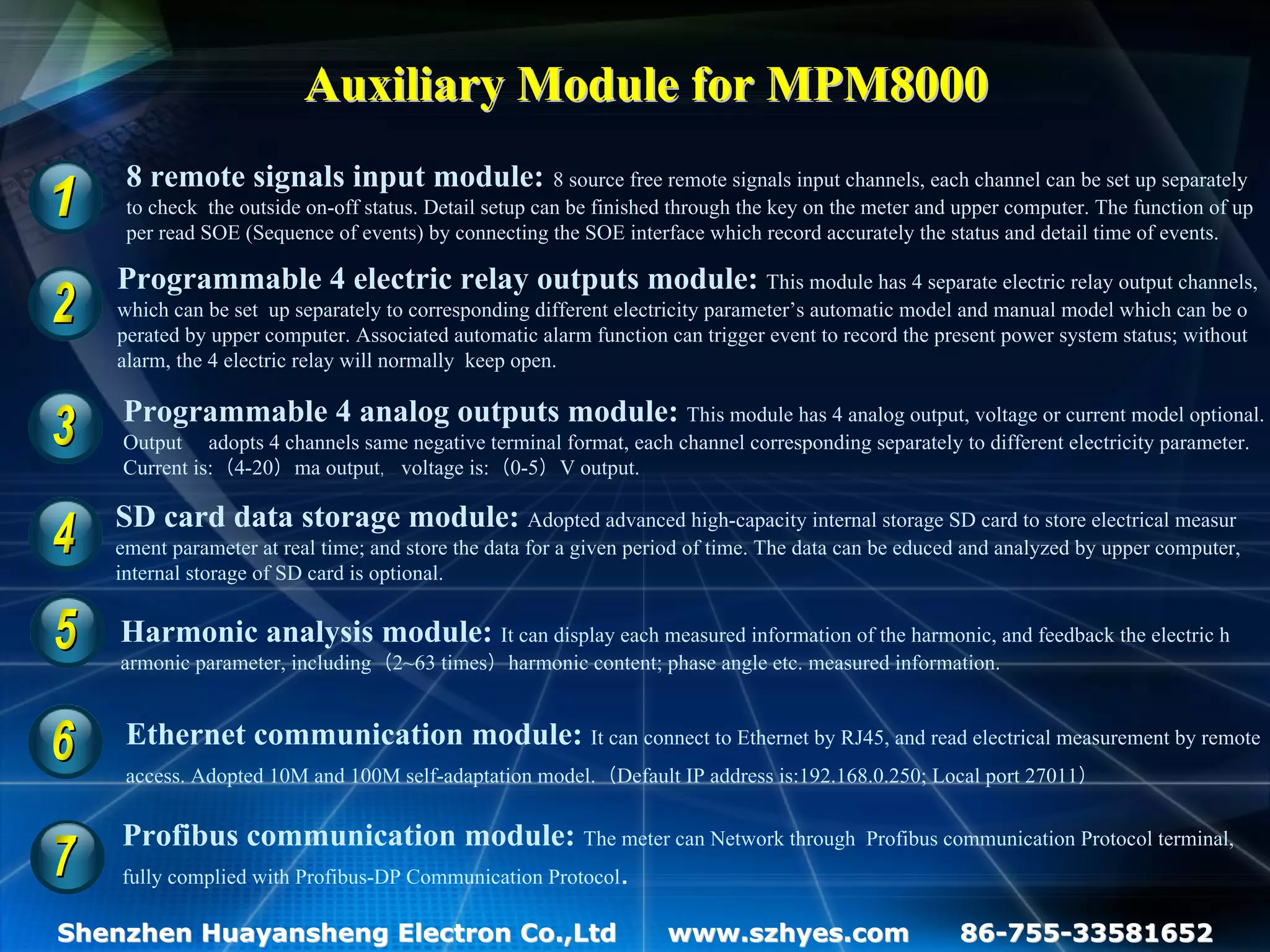 Multifunction Power Meter Product catalogue | PDF