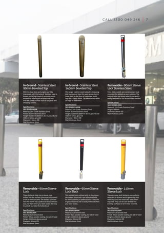 Product Catalogue - Bollards, Stair Nosing, Safety Barriers, Tactile ...