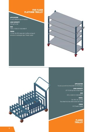 STORAGE RACKS AND MATERIAL HANDLING TROLLEY By Genious Engineering | PDF