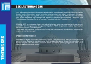 Product Catalogue - GRC BANGUN PERSADA | PDF