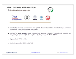 Product Certification & Investigation Program | PPT