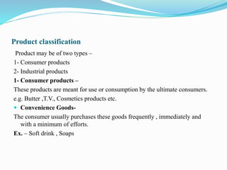 Product classification | PPTX