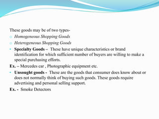 Product classification | PPTX