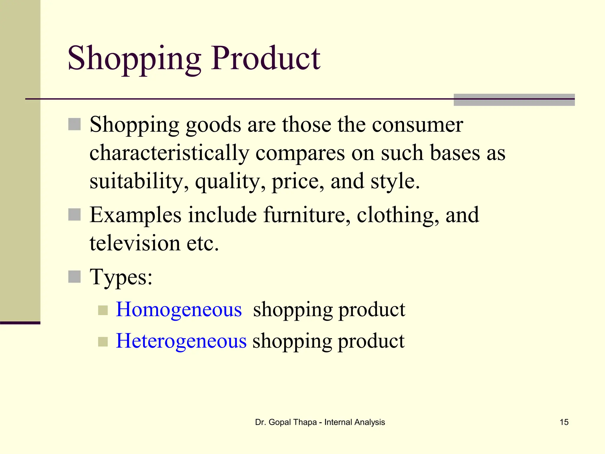 product classification and product life cycle | PPT