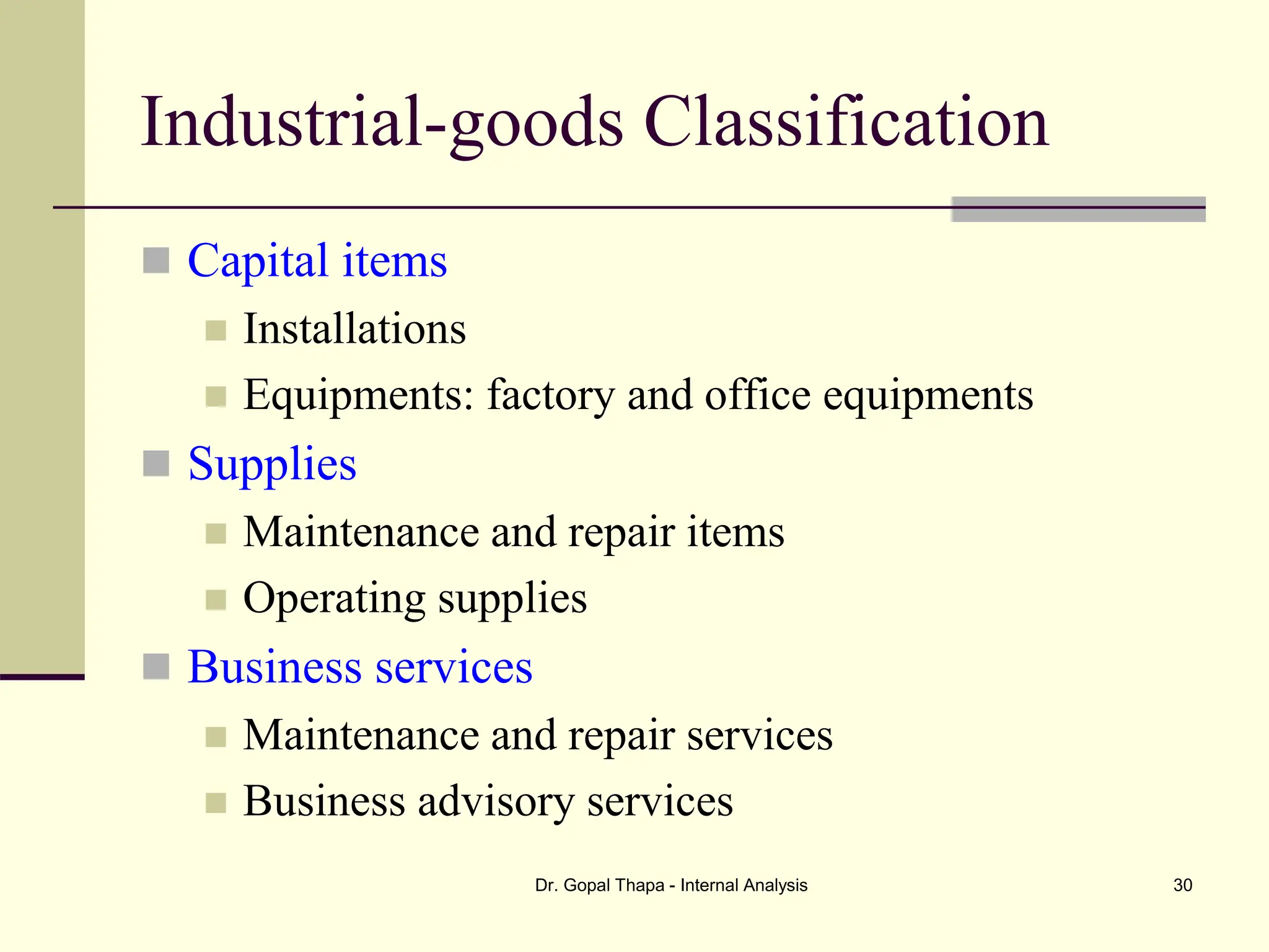 product classification and product life cycle | PPT