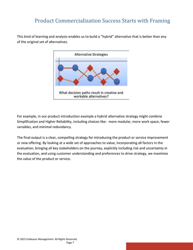Product commercialization success starts with framing | PDF | Business ...