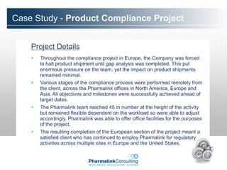 Product Compliance Project Case Study | PDF | Pharmaceutical Industry ...