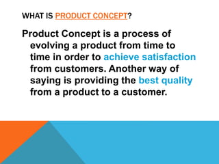 Product concept | PPTX