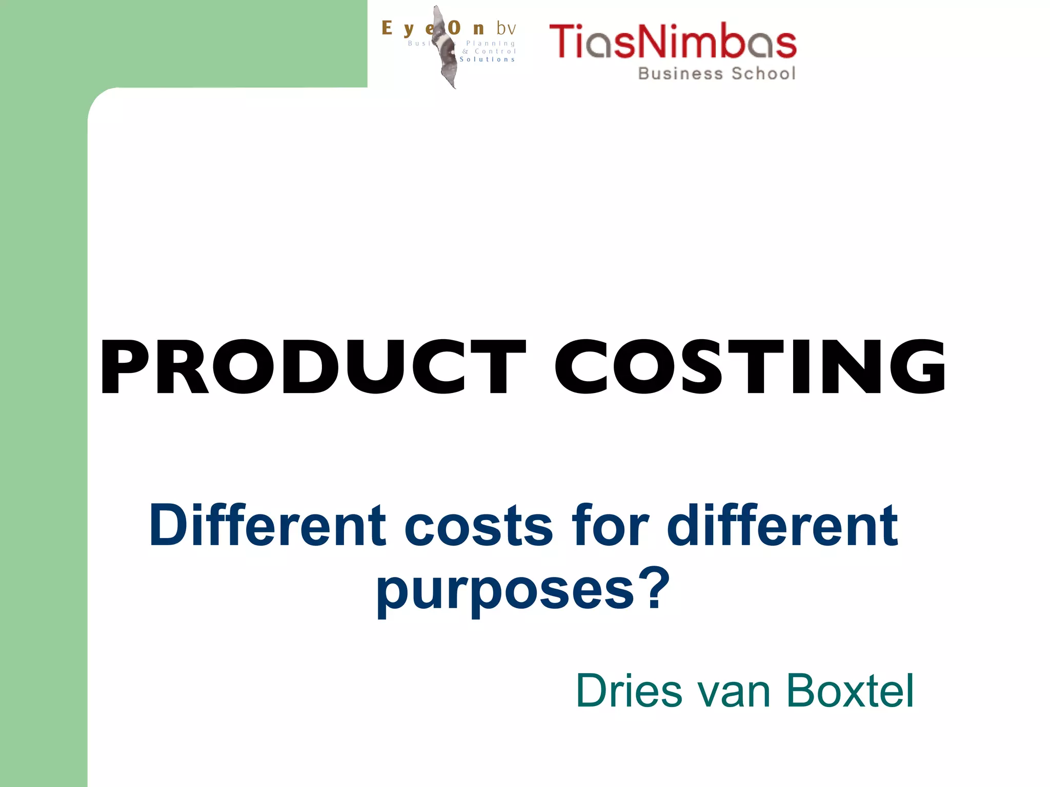 Product Costing | PPT