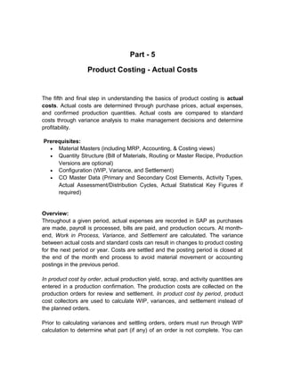 Product costing part5-actual costs | DOC | Business Accounting ...
