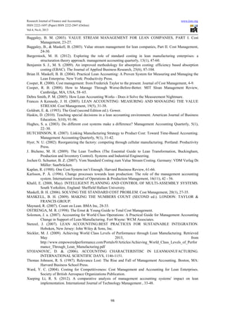 Product costing in lean manufacturing organizations | PDF