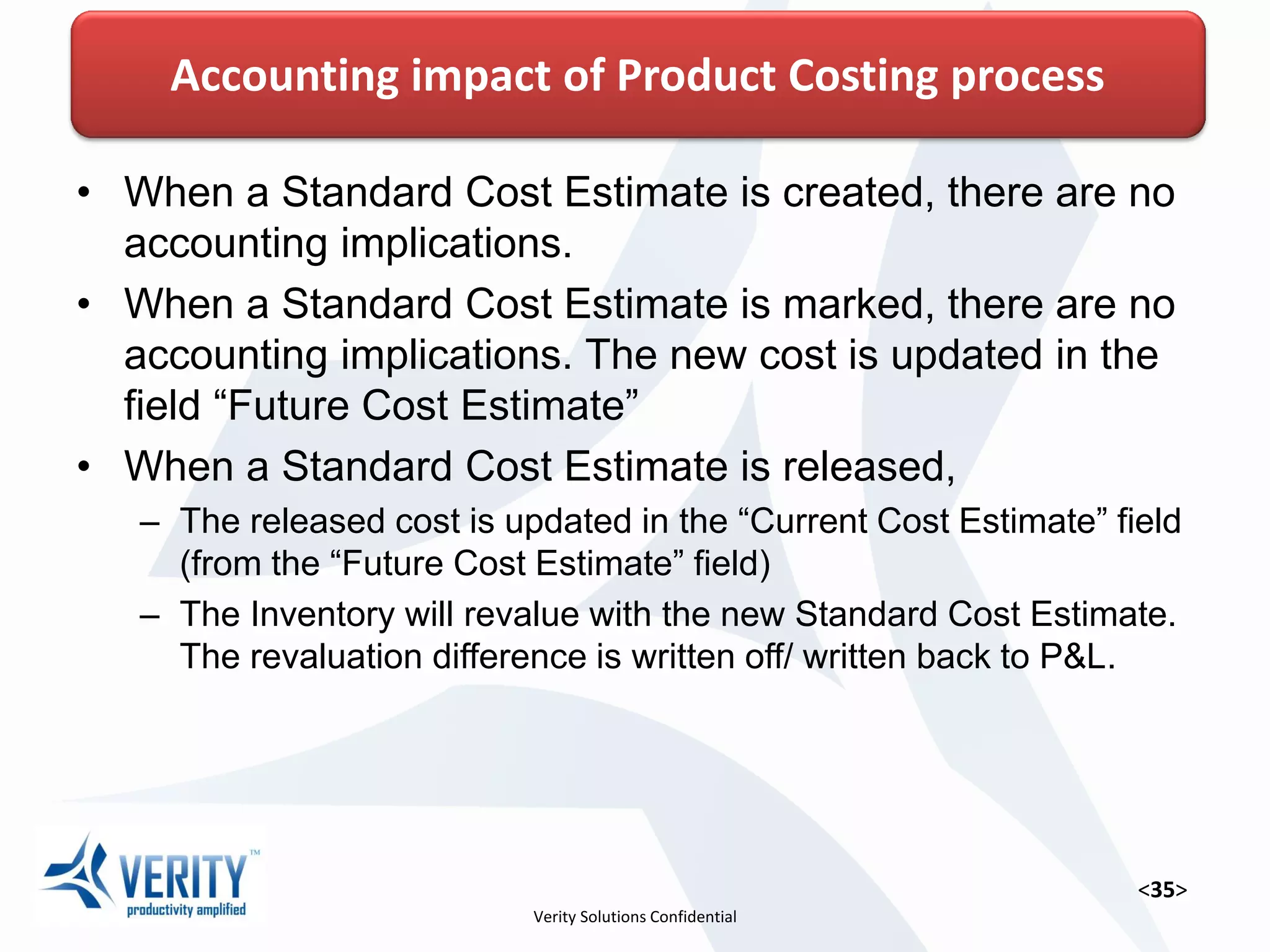 Product costing in SAP - a primer | PDF