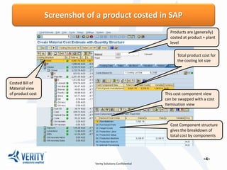Product costing in SAP - a primer | PDF
