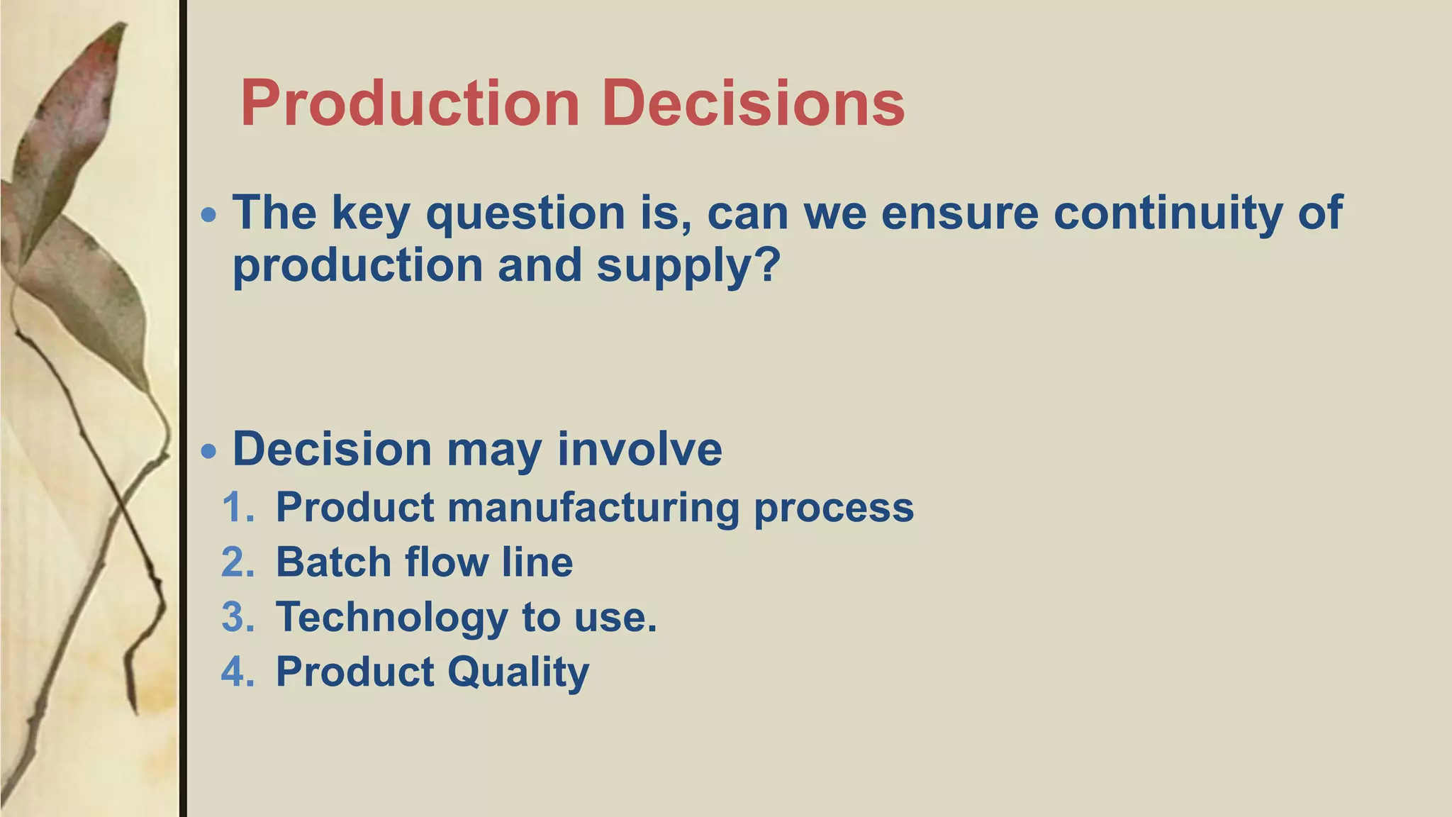 Product decision | PPTX