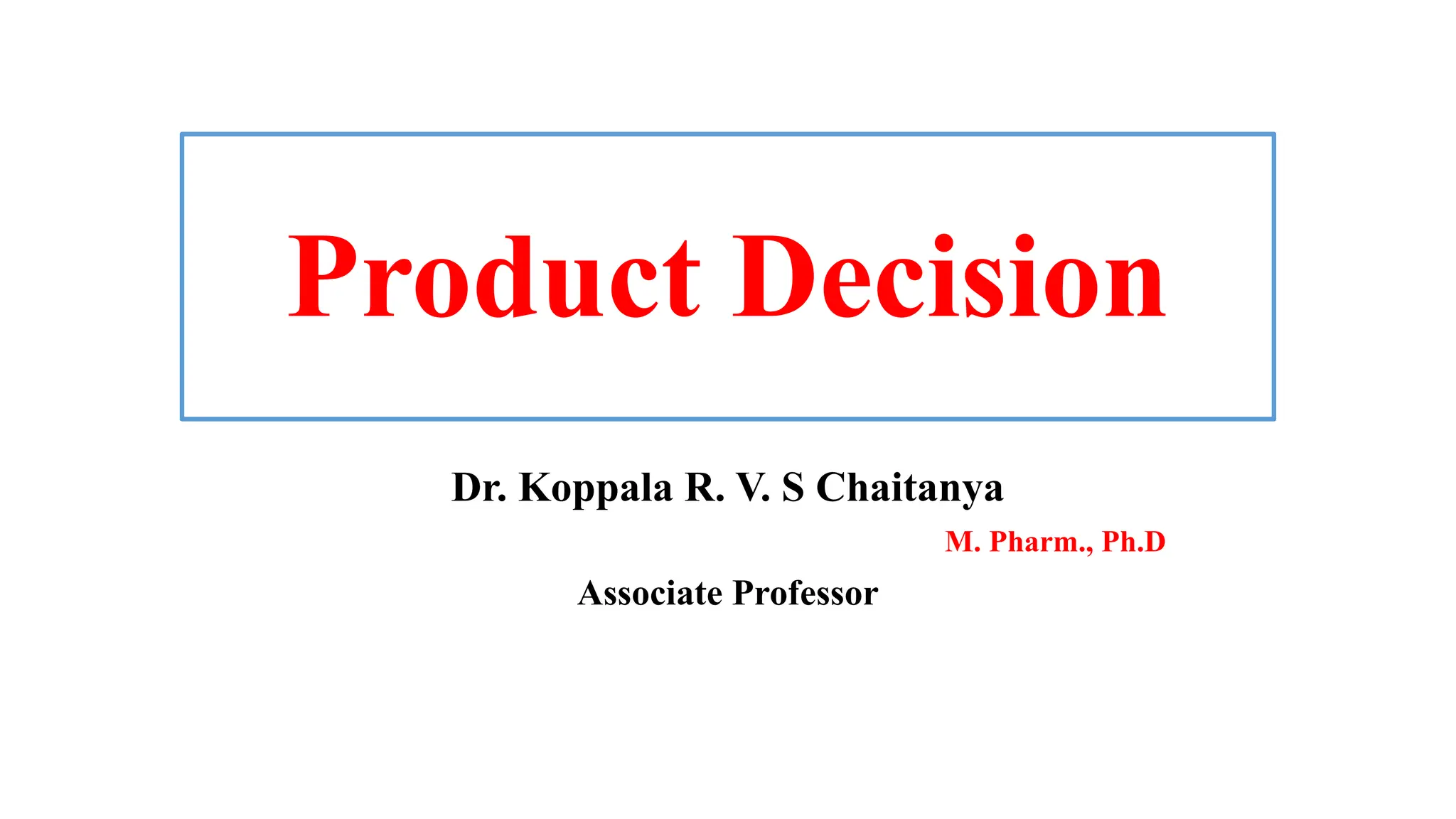 Product Decision:Classification, product line and product mix decisions ...