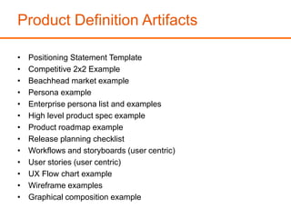 Product definition templates | PPTX | Operating Systems | Computer ...