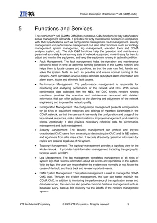 Product description of net numen _m3_(cdma_omc) | PDF | Computer Networking | Computing