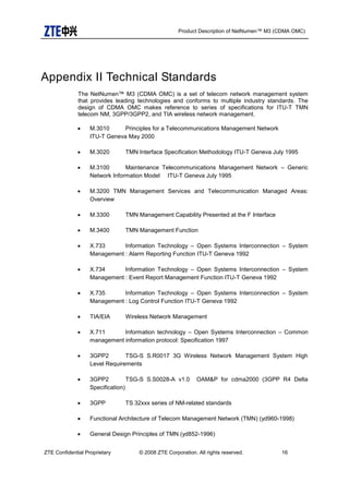 Product description of net numen _m3_(cdma_omc) | PDF | Computer Networking | Computing