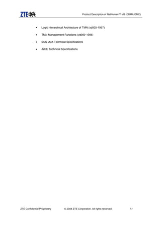 Product description of net numen _m3_(cdma_omc) | PDF | Computer Networking | Computing