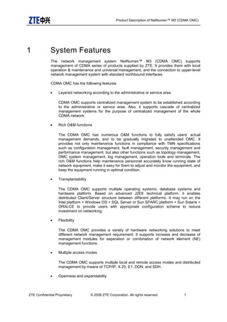 Product description of net numen _m3_(cdma_omc) | PDF | Computer Networking | Computing