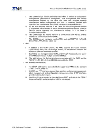 Product description of net numen _m3_(cdma_omc) | PDF | Computer Networking | Computing
