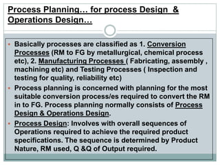 Product design and process selection | PPTX