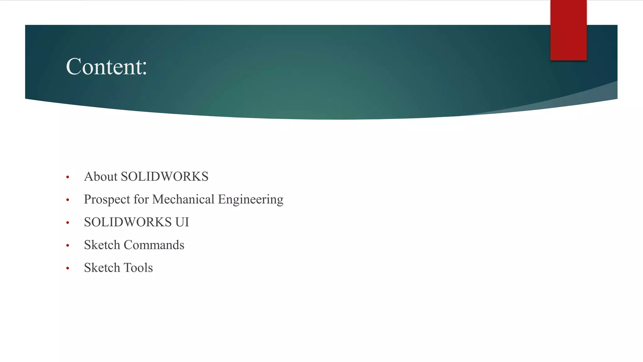 Product design solidworks training ppt | PPTX