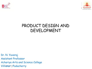 Product design and development | PDF