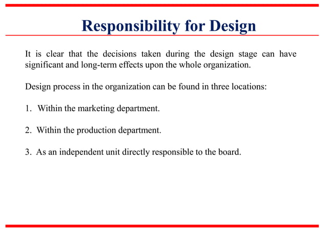 POM: Product design and development | PPT | Business Administration ...