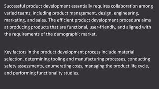Product Design & Development: A Complete 2024 Guide | PPTX