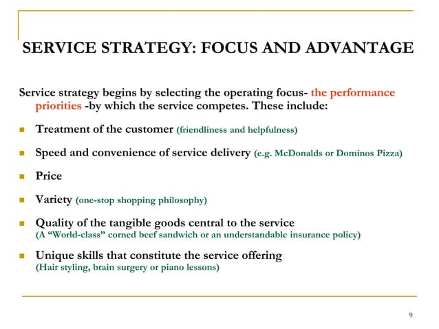 Product design and process selection for services fms | PPT