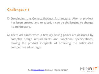 Product Design Challenges - How to manage? | PDF