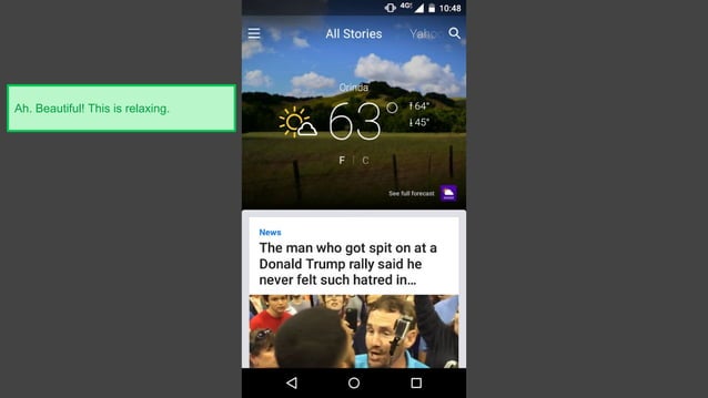 Yahoo! App Mobile App Design Teardown | PPT