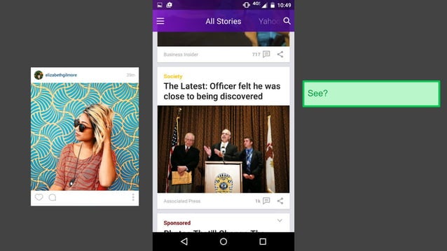 Yahoo! App Mobile App Design Teardown | PPT