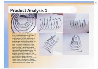 Product Design Toast Rack Project | PDF