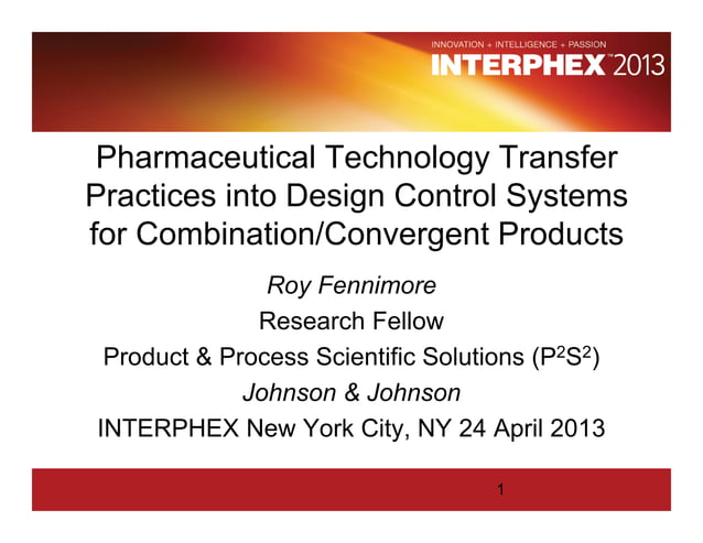 Pharmaceutical Technology Transfer Best Practices | PDF ...