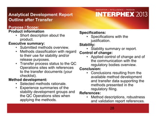 Pharmaceutical Technology Transfer Best Practices | PDF
